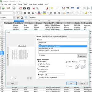 Understanding Databases - Printing