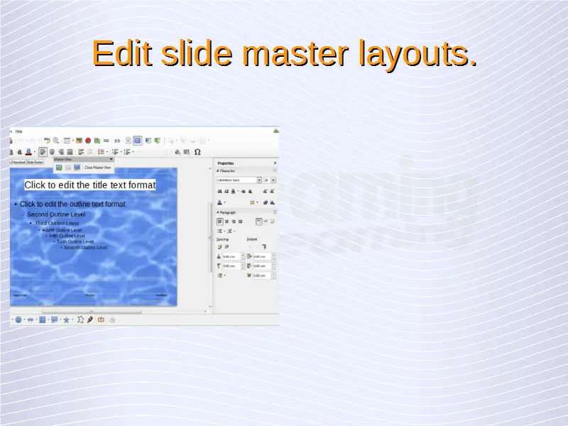 Advanced Presentations Edit Slide Master
