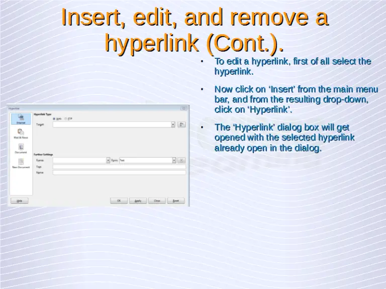 Advanced Word Processing – Linking
