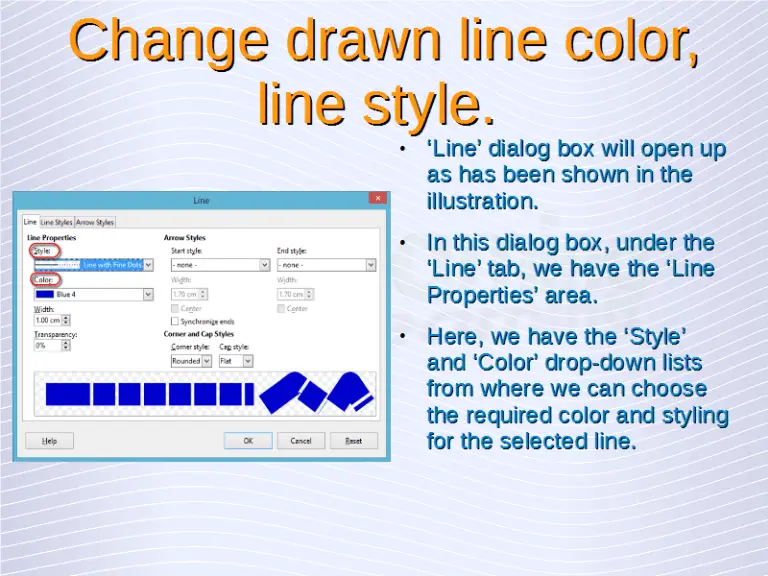 Understanding Presentations – Lines