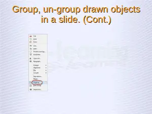 Understanding Presentations – Grouping and Arranging