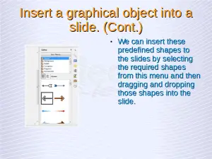 Understanding Presentations – Insert Objects