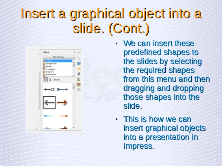 Understanding Presentations – Insert Objects