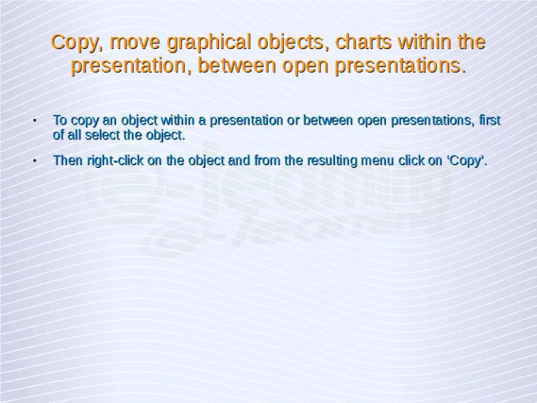 Understanding Presentations – Manipulate Objects