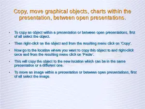 Understanding Presentations – Manipulate Objects