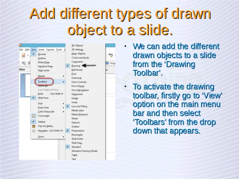 Understanding Presentations – Drawing