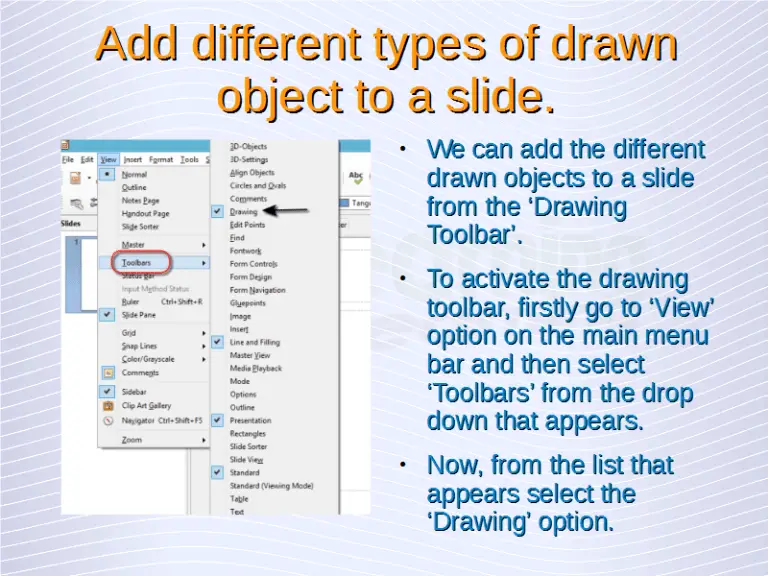 Understanding Presentations – Drawing