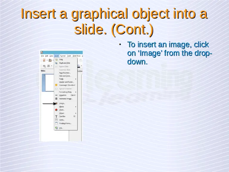 Understanding Presentations – Insert Objects