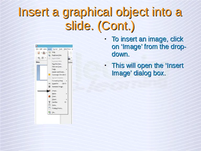 Understanding Presentations – Insert Objects