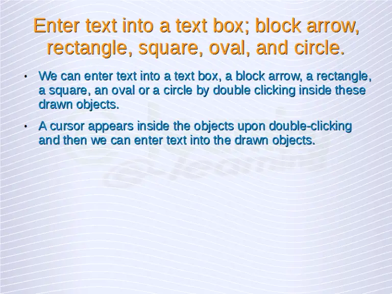 Understanding Presentations – Text in Objects