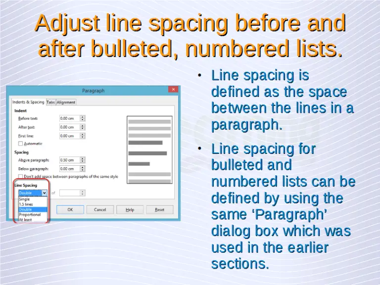 Understanding Presentations – Lists