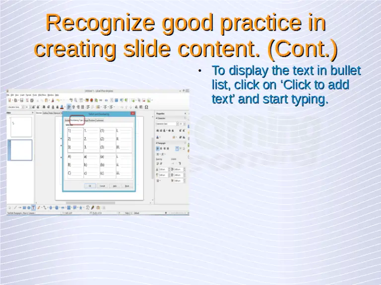 Understanding Presentations – Good Practice