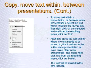 Understanding Presentations – Enter Text