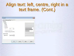 Understanding Presentations – Formatting Text