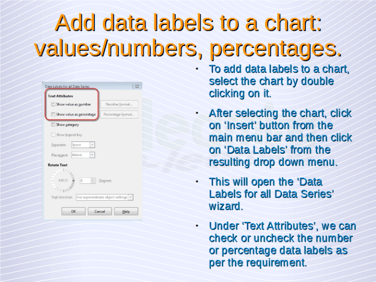 Understanding Presentations – Using Charts
