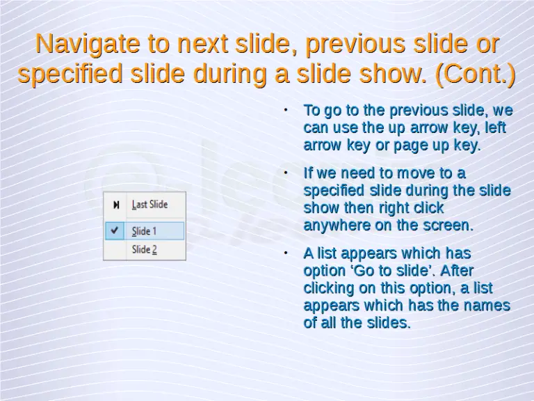 Understanding Presentations – Slide Show