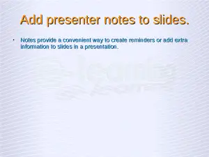 Understanding Presentations – Presenter Notes