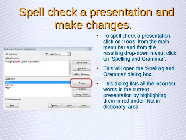 Understanding Presentations – Check and Deliver