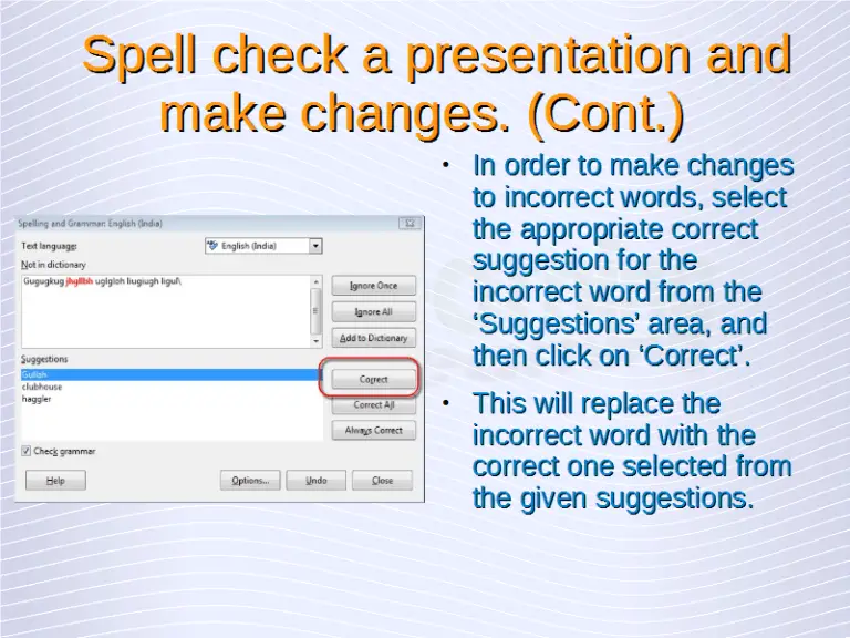 Understanding Presentations – Check and Deliver