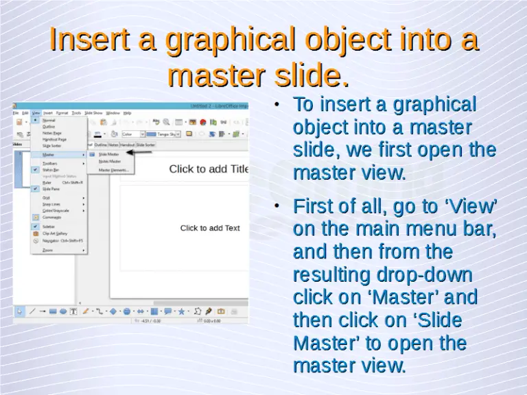 Understanding Presentations – Master Slide