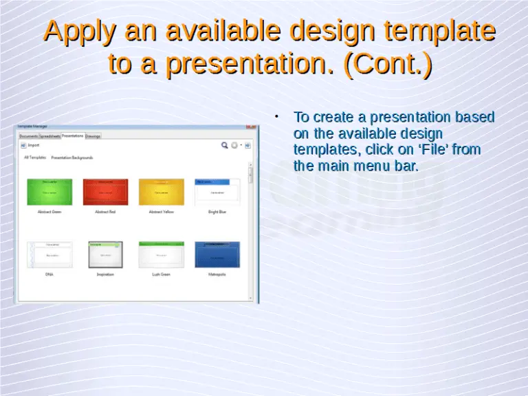Understanding Presentations – Slides