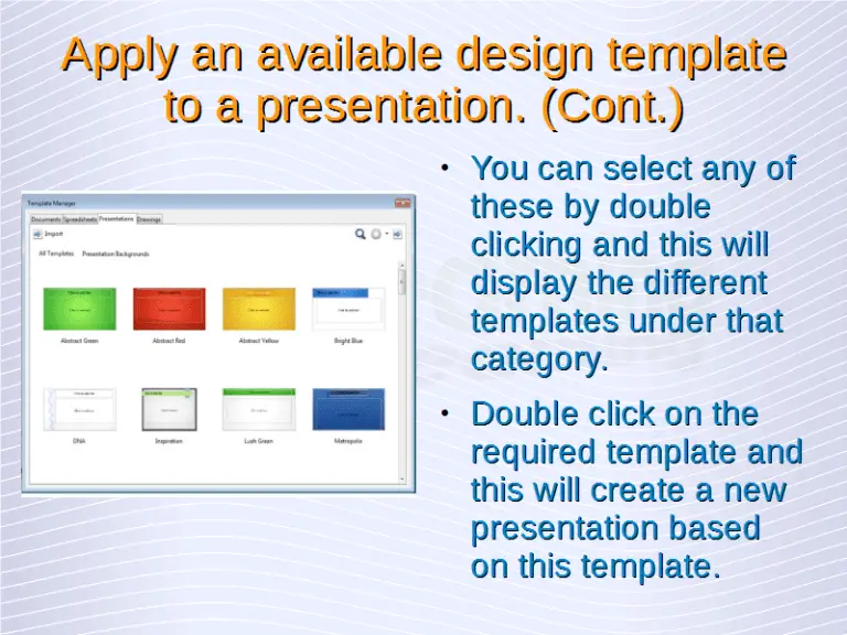 Understanding Presentations – Slides