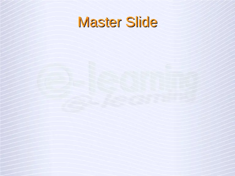 Understanding Presentations – Master Slide