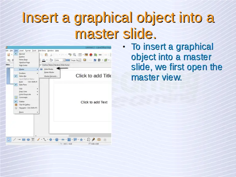 Understanding Presentations – Master Slide