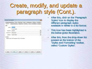 Advanced Word Processing – Paragraph Styles