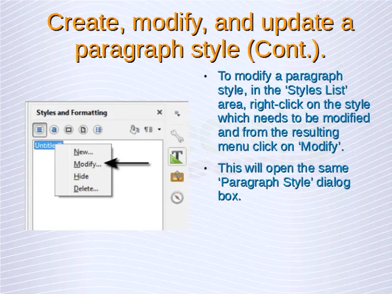 Advanced Word Processing – Paragraph Styles