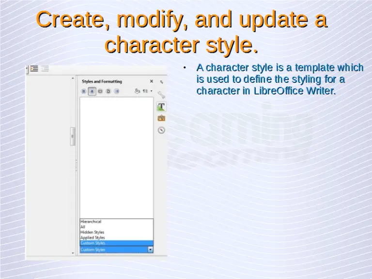 Advanced Word Processing – Styles