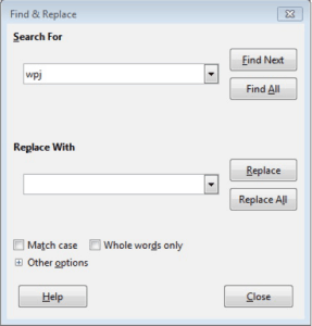 Word Processing – Edit Content