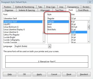 Word Processing – Formatting Text