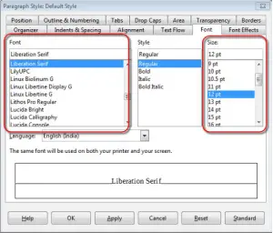 Word Processing – Formatting Text