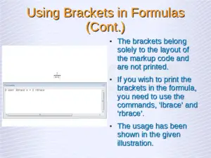 Math - Formula Layouts