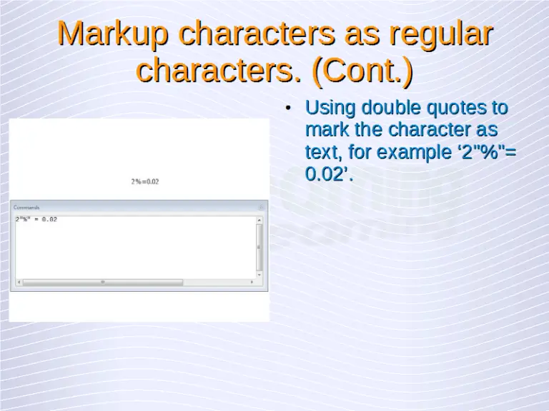 Math – More Formula Layouts