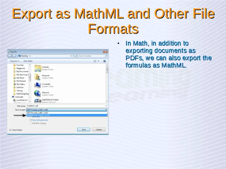 Math – Import and Export