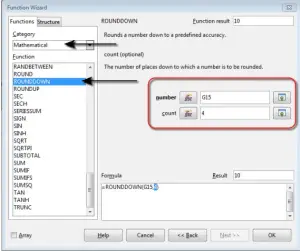 Advanced Spreadsheets – Mathematical Functions