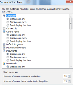 The Windows Start Menu