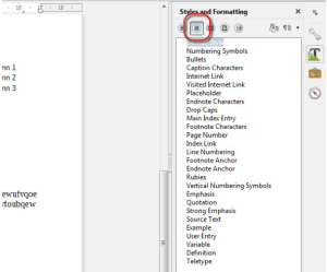 Word Processing – Formatting Styles