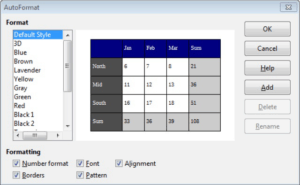 Advanced Word Processing – Table Styles