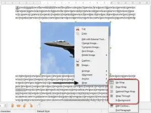 Advanced Word Processing - Text Wrapping