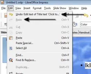 Understanding Presentations – Delete, Undo, Redo Text