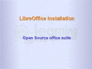 How To Install LibreOffice
