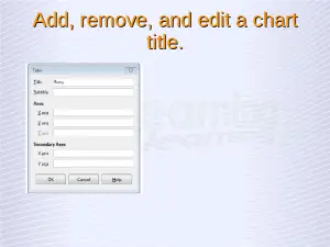 Edit Spreadsheet Chart Title