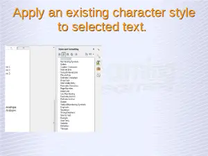 Word Processing – Formatting Styles