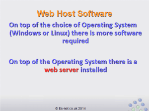What is Web Hosting
