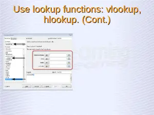 Advanced Spreadsheets – Lookup Function