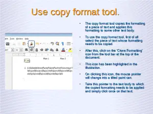 Word Processing – Formatting Styles