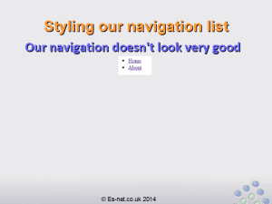 How to add navigation to a simple HTML page